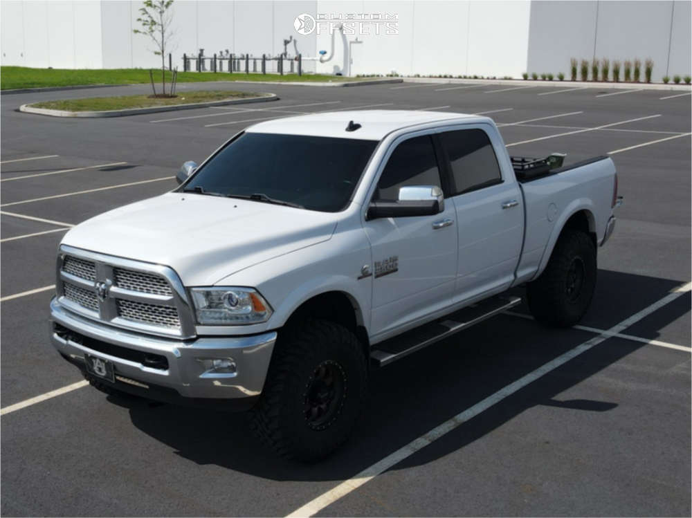 2014 Ram 2500 with 17x9 20 Raceline Avenger and 37/13.5R17 Toyo Tires ...