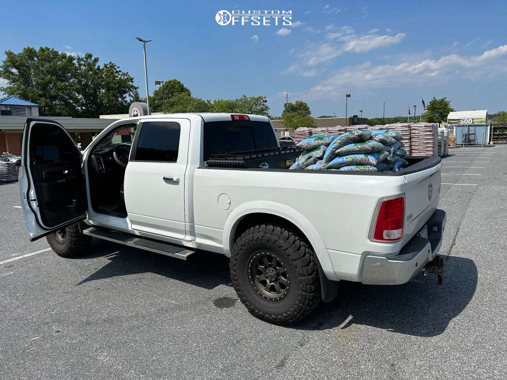 2014 Ram 2500 with 17x9 20 Raceline Avenger and 37/13.5R17 Toyo Tires ...