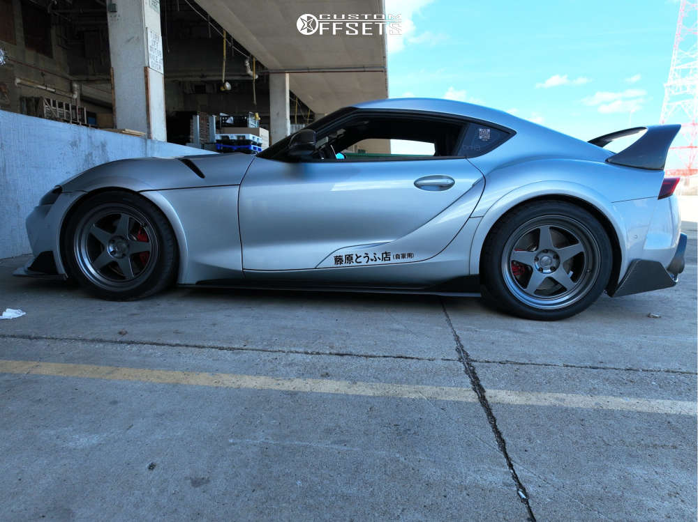 2020 Toyota GR Supra with 19x9.5 22 Kansei Knp and 265/35R19 Nitto ...