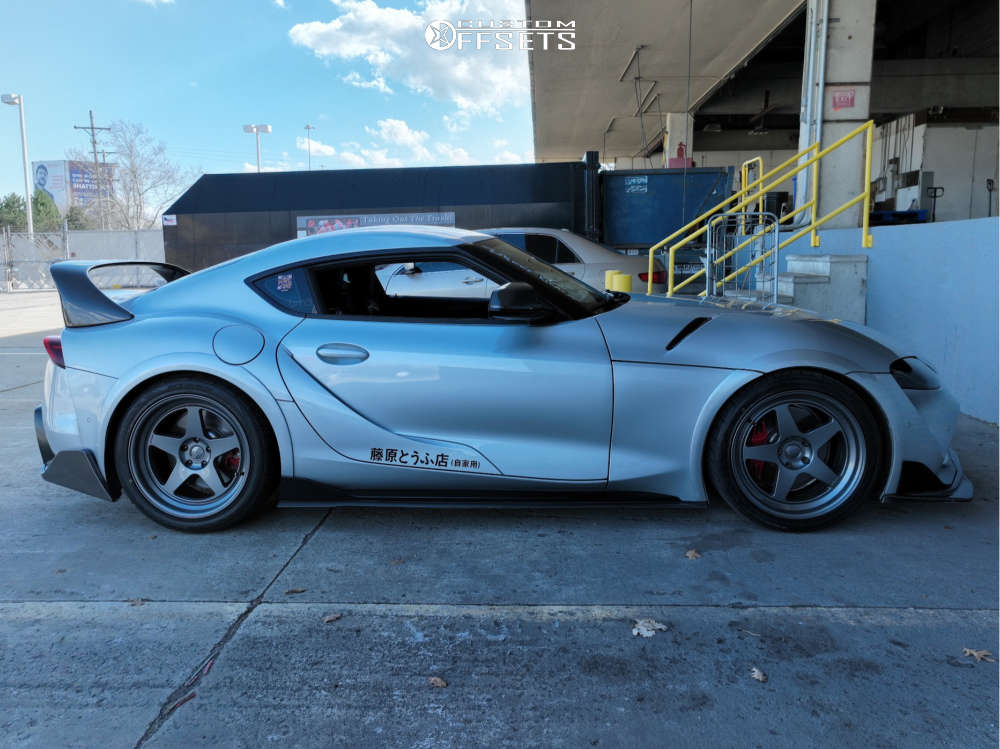 2020 Toyota GR Supra with 19x9.5 22 Kansei Knp and 265/35R19 Nitto ...