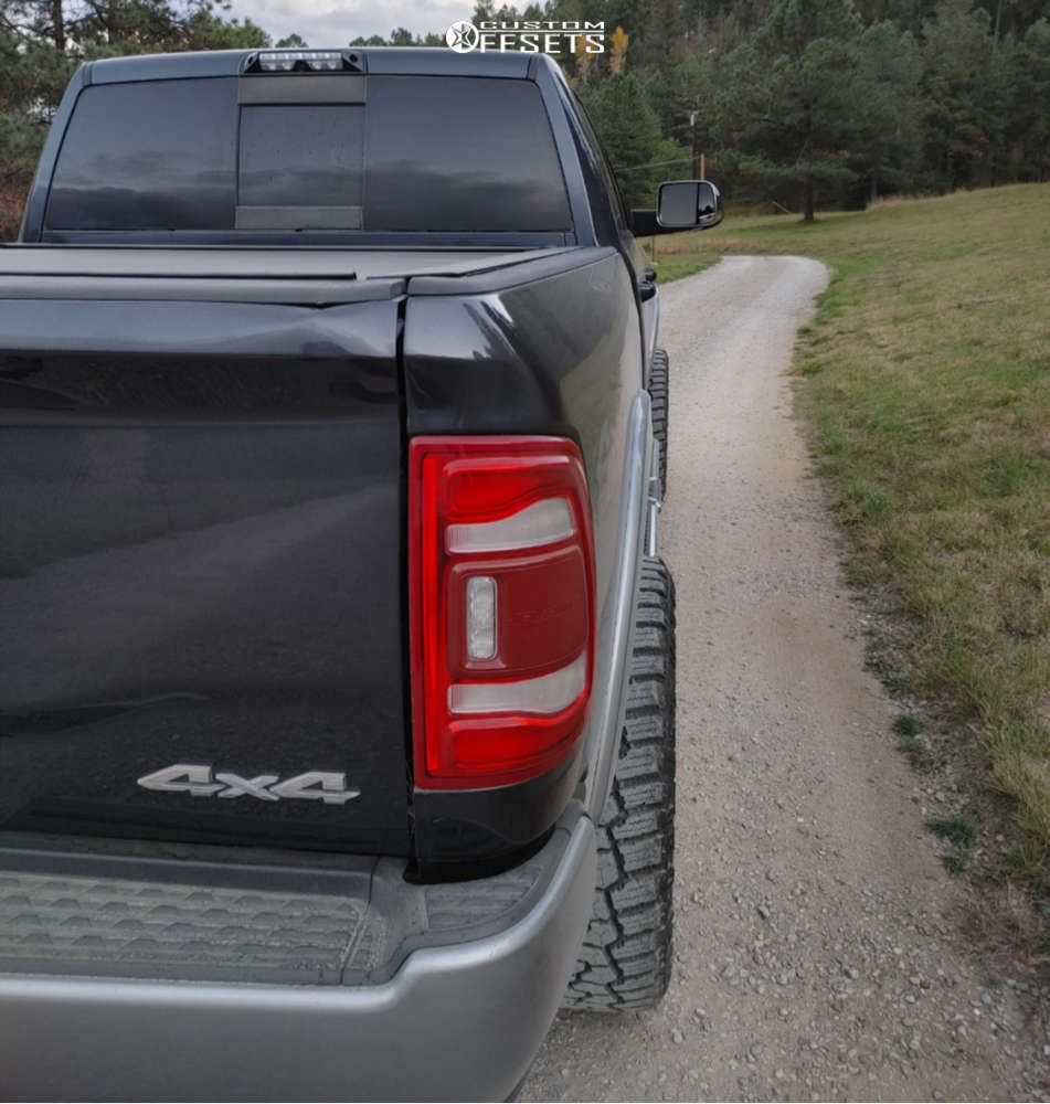 2021 Ram 2500 with 20x10 -18 Fuel Reaction and 35/12.5R20 Cooper ...