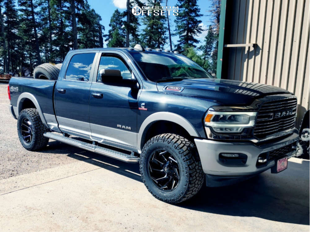 2021 Ram 2500 with 20x10 -18 Fuel Reaction and 35/12.5R20 Cooper ...