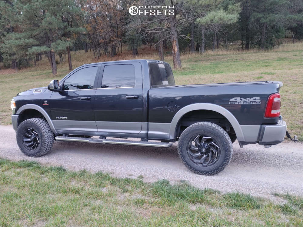 2021 Ram 2500 with 20x10 -18 Fuel Reaction and 35/12.5R20 Cooper ...