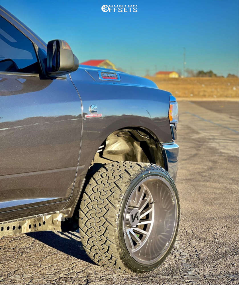 2021 Ram 2500 with 24x14 -81 ARKON OFF-ROAD Caesar and 33/14.5R24 Venom ...
