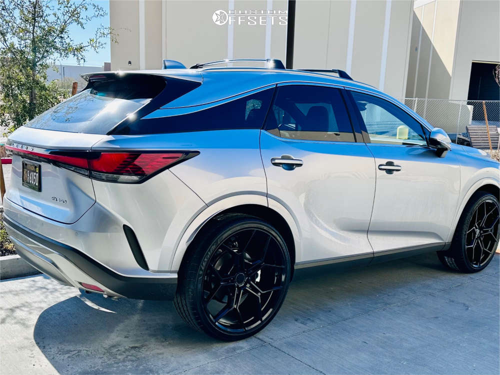 2024 Lexus RX350 with 24x10 20 Blaque Diamond Bd-f25 and 295/30R24 ...