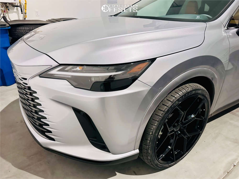 2024 Lexus RX350 with 24x10 20 Blaque Diamond Bd-f25 and 295/30R24 ...