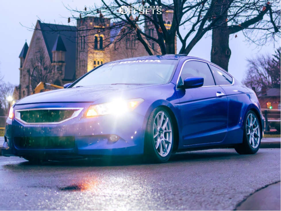 2010 Honda Accord with 18x8 35 Enkei Tsv and 245/35R18 Starfire Solarus ...