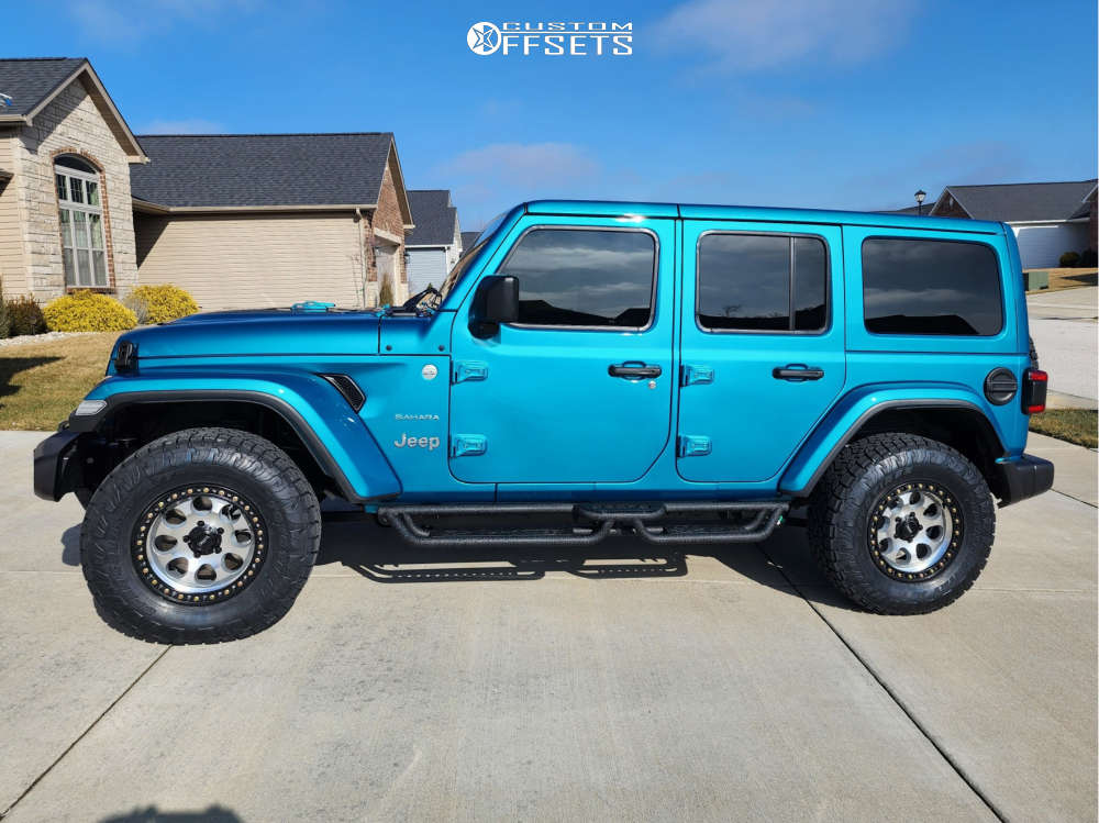 2024 Jeep Wrangler with 17x8.5 10 KMC Km550 and 285/70R17 Toyo Tires ...