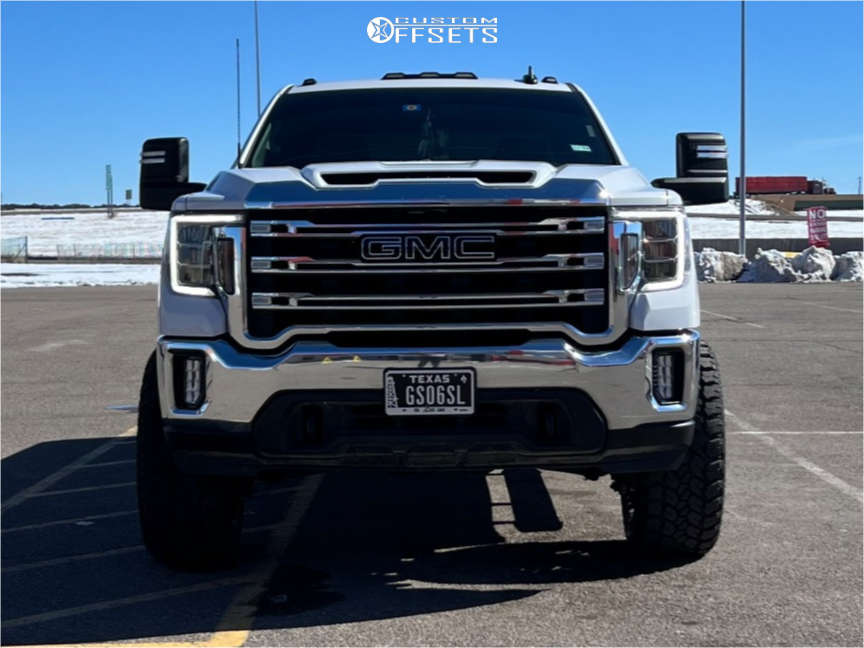 2021 GMC Sierra 2500 HD with 22x12 -51 ARKON OFF-ROAD DaVinci and 35/12 ...