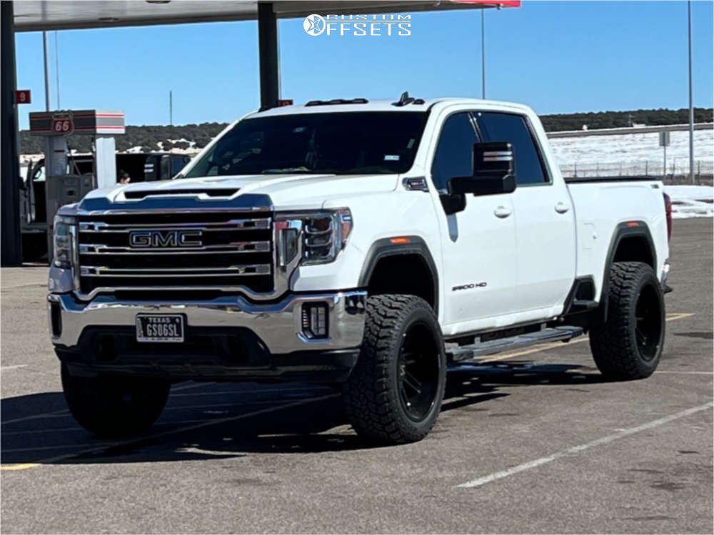 2021 GMC Sierra 2500 HD with 22x12 -51 ARKON OFF-ROAD DaVinci and 35/12 ...