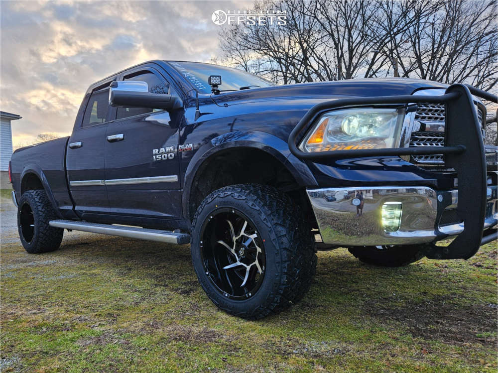 2014 Ram 1500 with 20x12 -51 Vision Prowler and 33/12.5R20 Venom Power ...