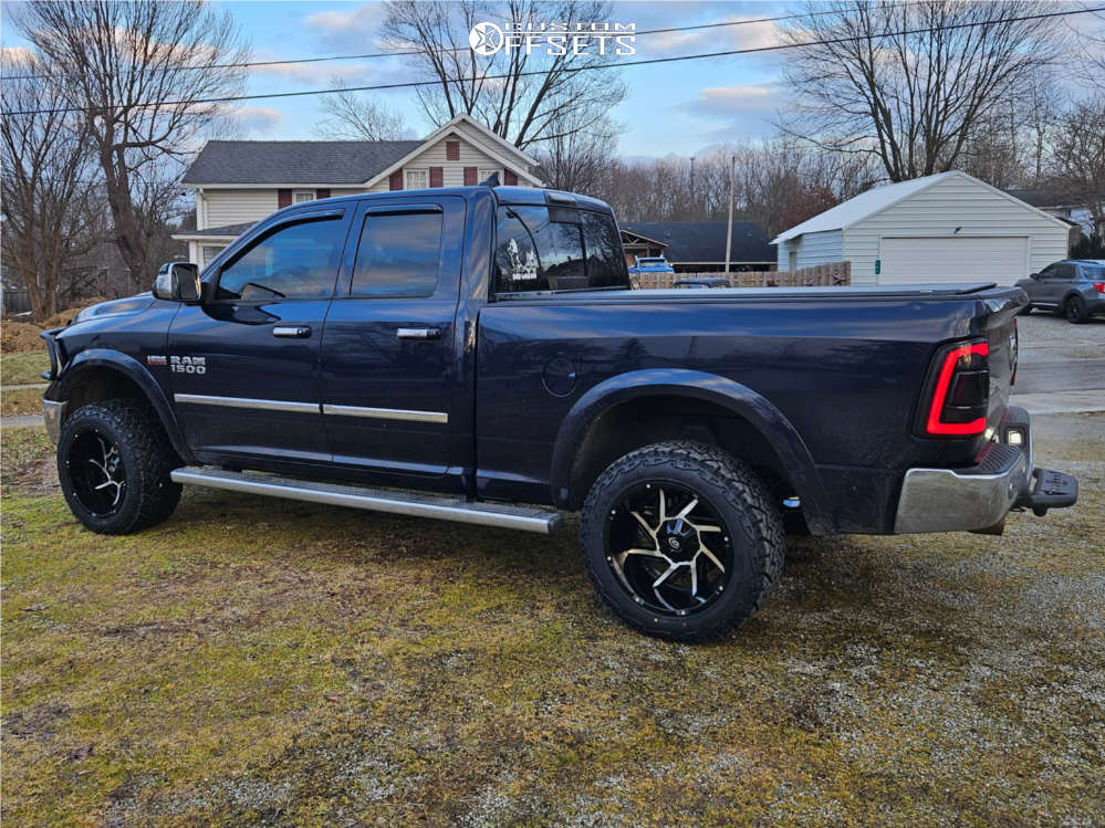 2014 Ram 1500 with 20x12 -51 Vision Prowler and 33/12.5R20 Venom Power ...