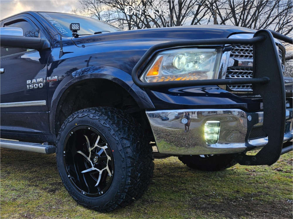 2014 Ram 1500 with 20x12 -51 Vision Prowler and 33/12.5R20 Venom Power ...