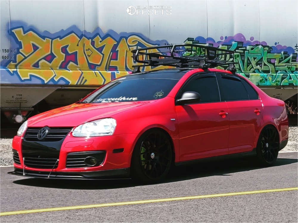 2010 Volkswagen Jetta with 19x8.5 45 VMR V710 and 215/35R19 Falken ...
