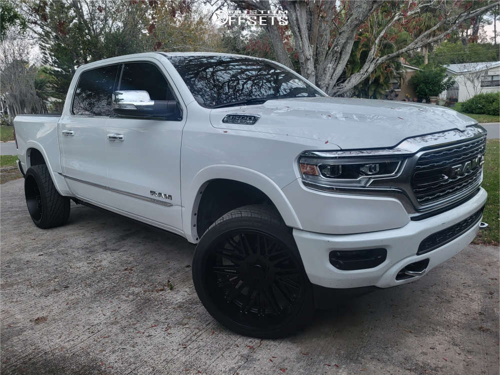 2019 Ram 1500 with 24x12 -51 Cali Offroad Rawkon and 305/35R24 Venom ...