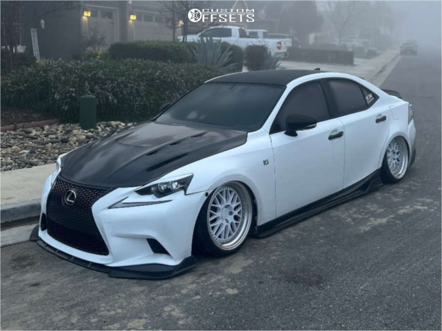 2014 Lexus IS350 with 18x9.5 35 ESR Sr01 and 225/25R18 Atlander AX-88 ...