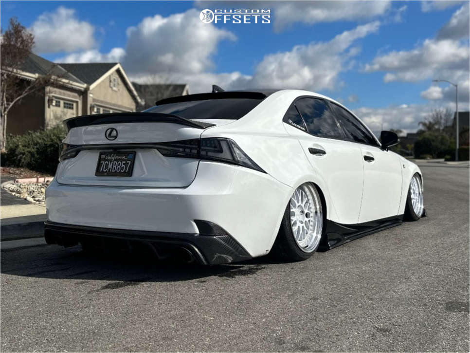 2014 Lexus IS350 with 18x9.5 35 ESR Sr01 and 225/25R18 Atlander AX-88 ...