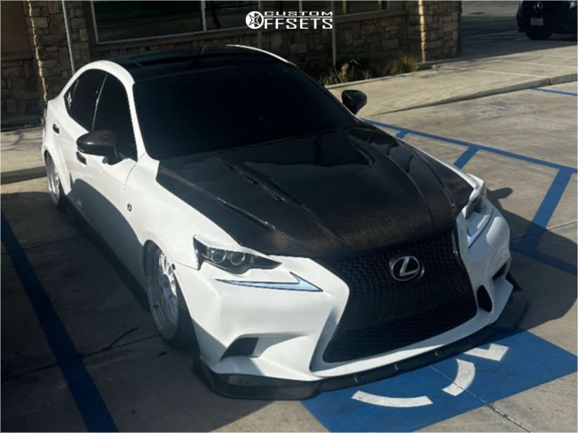 2014 Lexus IS350 with 18x9.5 35 ESR Sr01 and 225/25R18 Atlander AX-88 ...