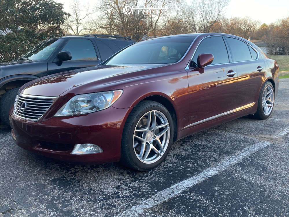 2007 Lexus LS460 with 19x8.5 35 Kansei Astro and 235/45R19 General G ...