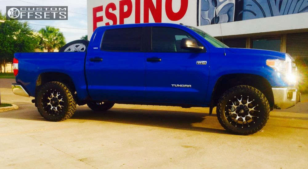 2016 Toyota Tundra with 20x9 0 Mayhem Warrior and 305/55R20 Mastercraft ...