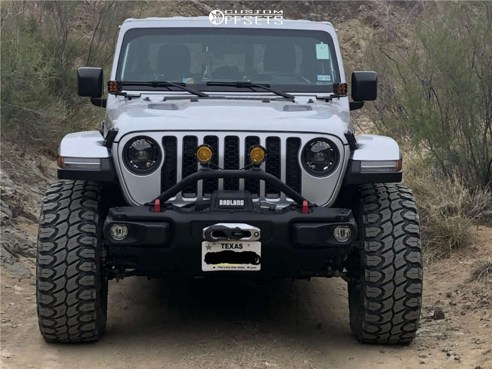 2023 Jeep Gladiator with 17x9.5 -18 Black Rhino Abrams and 37/13.5R17 ...