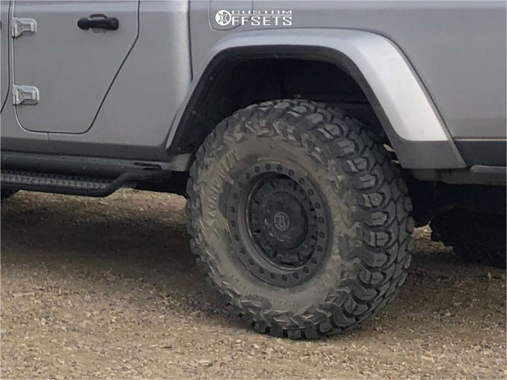 2023 Jeep Gladiator with 17x9.5 -18 Black Rhino Abrams and 37/13.5R17 Gladiator Xcomp Mt and ...