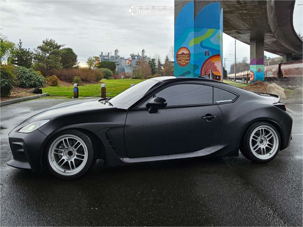 2022 Toyota GR86 with 17x9 35 Enkei Rpf1 and 215/40R17 Michelin Pilot ...