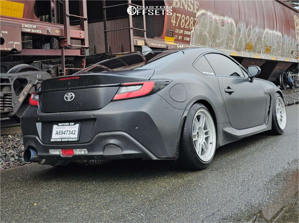 2022 Toyota GR86 with 17x9 35 Enkei Rpf1 and 215/40R17 Michelin Pilot ...