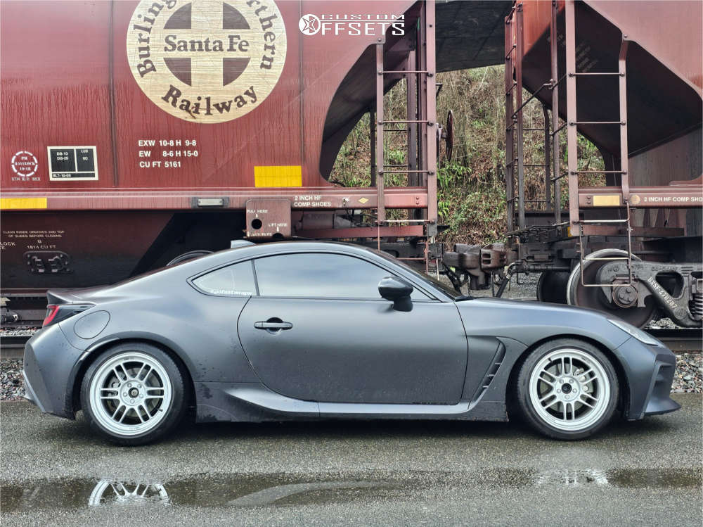 2022 Toyota GR86 with 17x9 35 Enkei Rpf1 and 215/40R17 Michelin Pilot ...