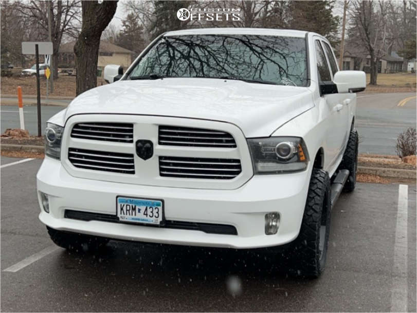 2014 Ram 1500 with 20x10 -25 Vision Brawl and 33/12.5R20 Venom Power ...