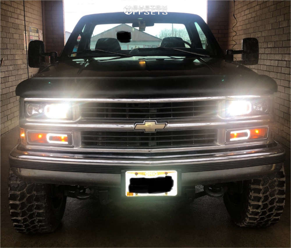1996 Chevrolet K2500 with 20x10 -25 Vision Rocker and 35/12.5R20 ...