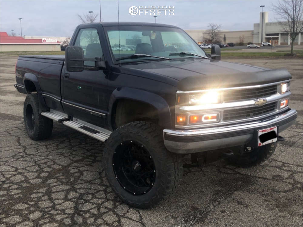1996 Chevrolet K2500 with 20x10 -25 Vision Rocker and 35/12.5R20 ...