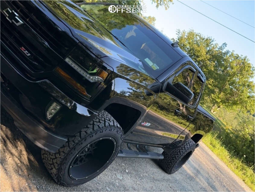 2019 Chevrolet Silverado 1500 with 20x12 -51 Vision Rocker and 33/12 ...