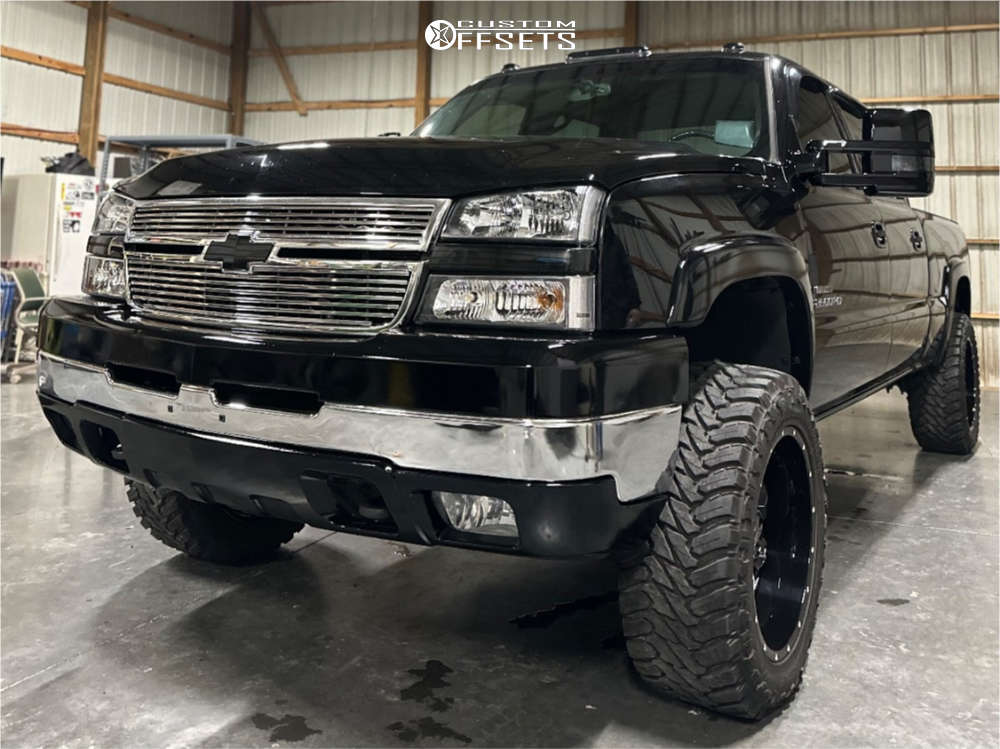 2006 Chevrolet Silverado 2500 HD with 20x10 -24 BMF Novakane and 33/12 ...