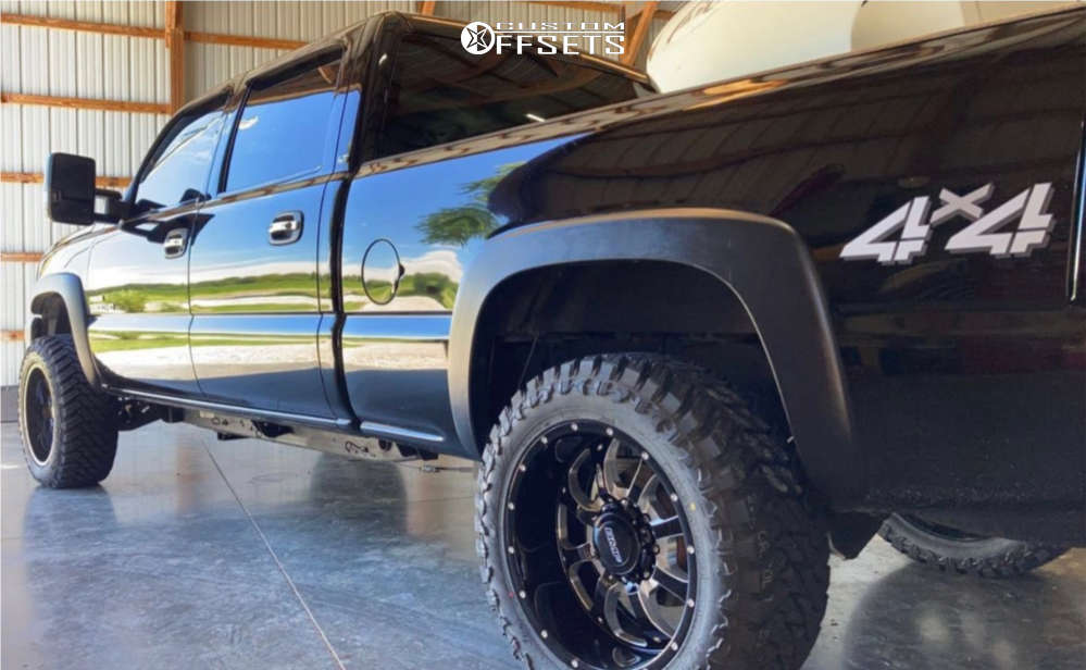 2006 Chevrolet Silverado 2500 HD with 20x10 -24 BMF Novakane and 33/12 ...