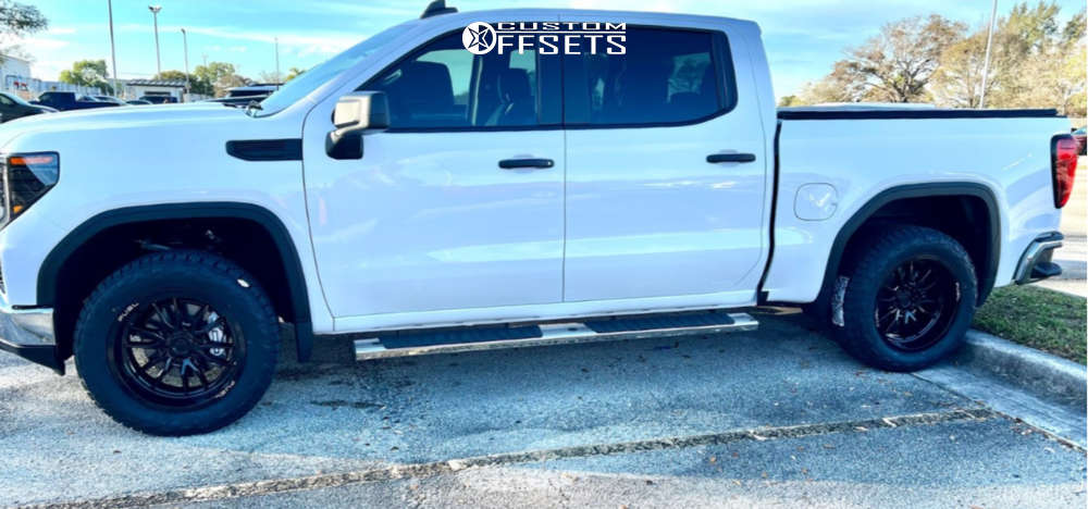 2024 GMC Sierra 1500 with 20x10 -18 Fuel Clash and 285/55R20 Nitto ...