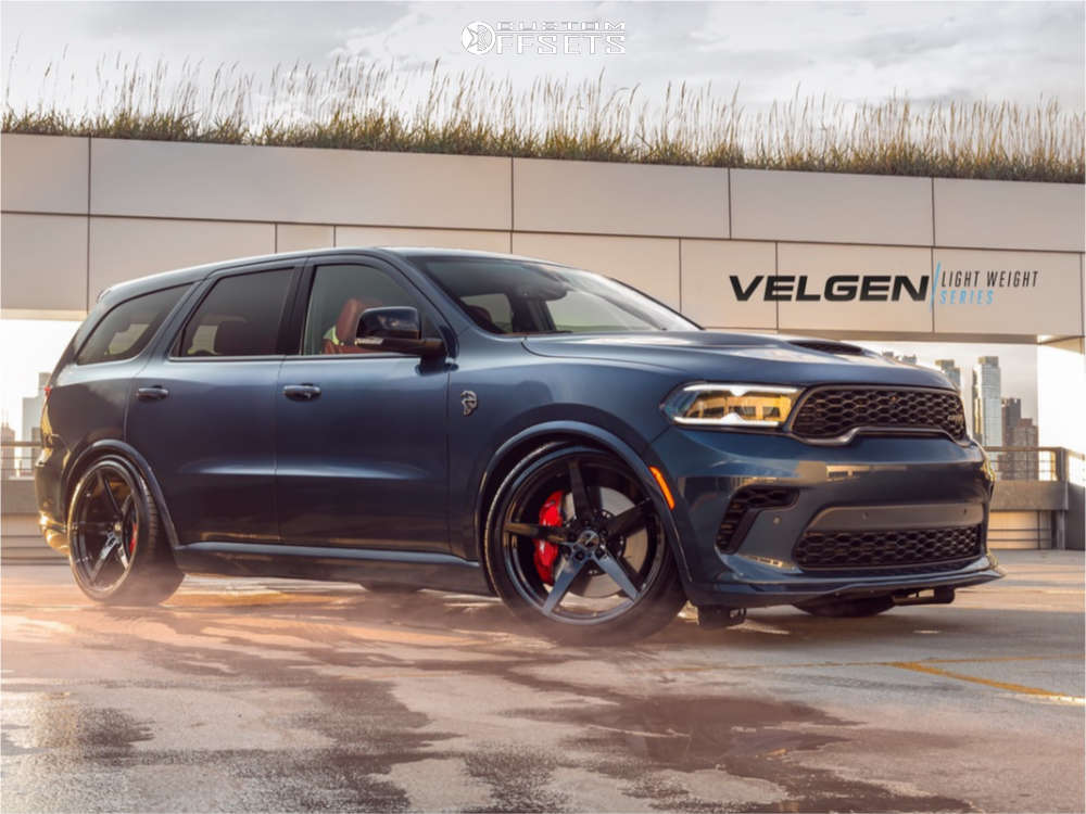 2021 Dodge Durango with 22x10.5 32 Velgen Classic5 V2 and 285/35R22 ...