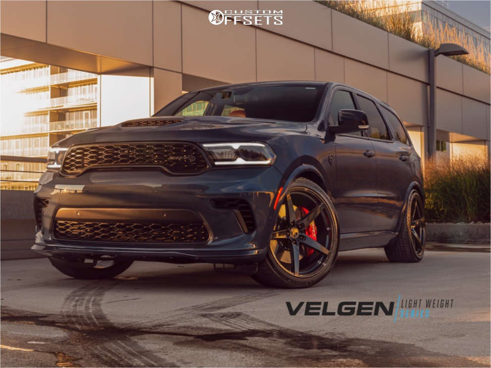2021 Dodge Durango with 22x10.5 32 Velgen Classic5 V2 and 285/35R22 ...