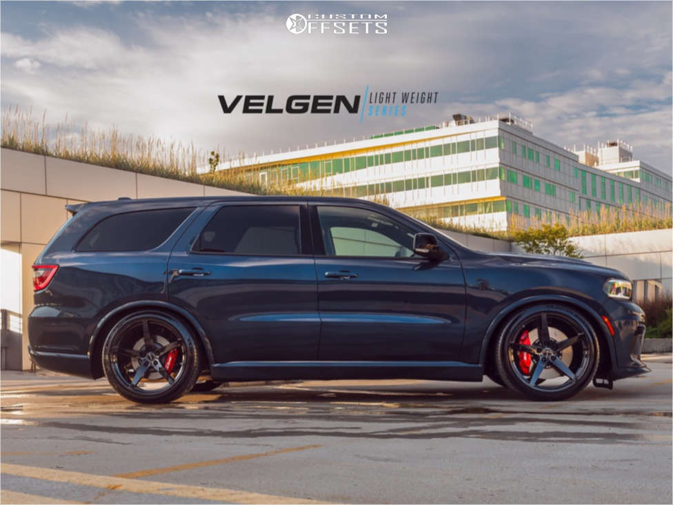 2021 Dodge Durango with 22x10.5 32 Velgen Classic5 V2 and 285/35R22 ...