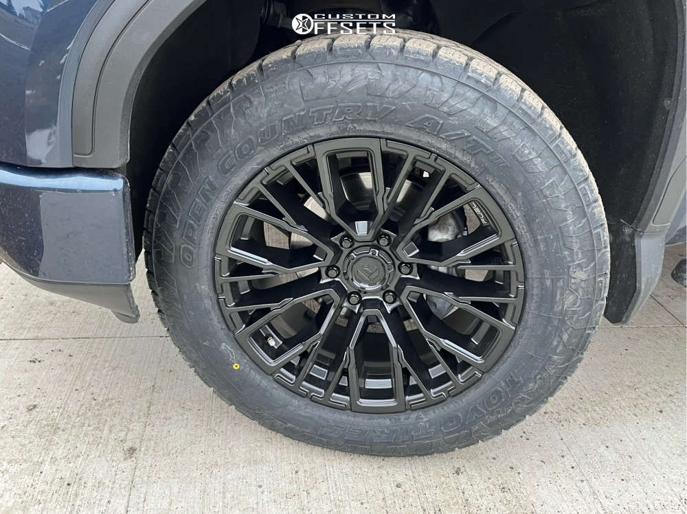 2020 GMC Sierra 1500 with 20x9 1 Fuel Rebar 6 and 275/60R20 Toyo Tires ...