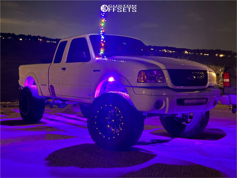 2002 Ford Ranger with 18x12 -44 Fuel Maverick and 35/12.5R18 Venom ...