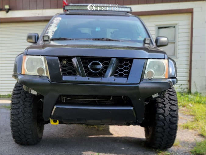 2008 Nissan Xterra with 17x8.5 0 DX4 Recon and 295/70R17 Milestar ...