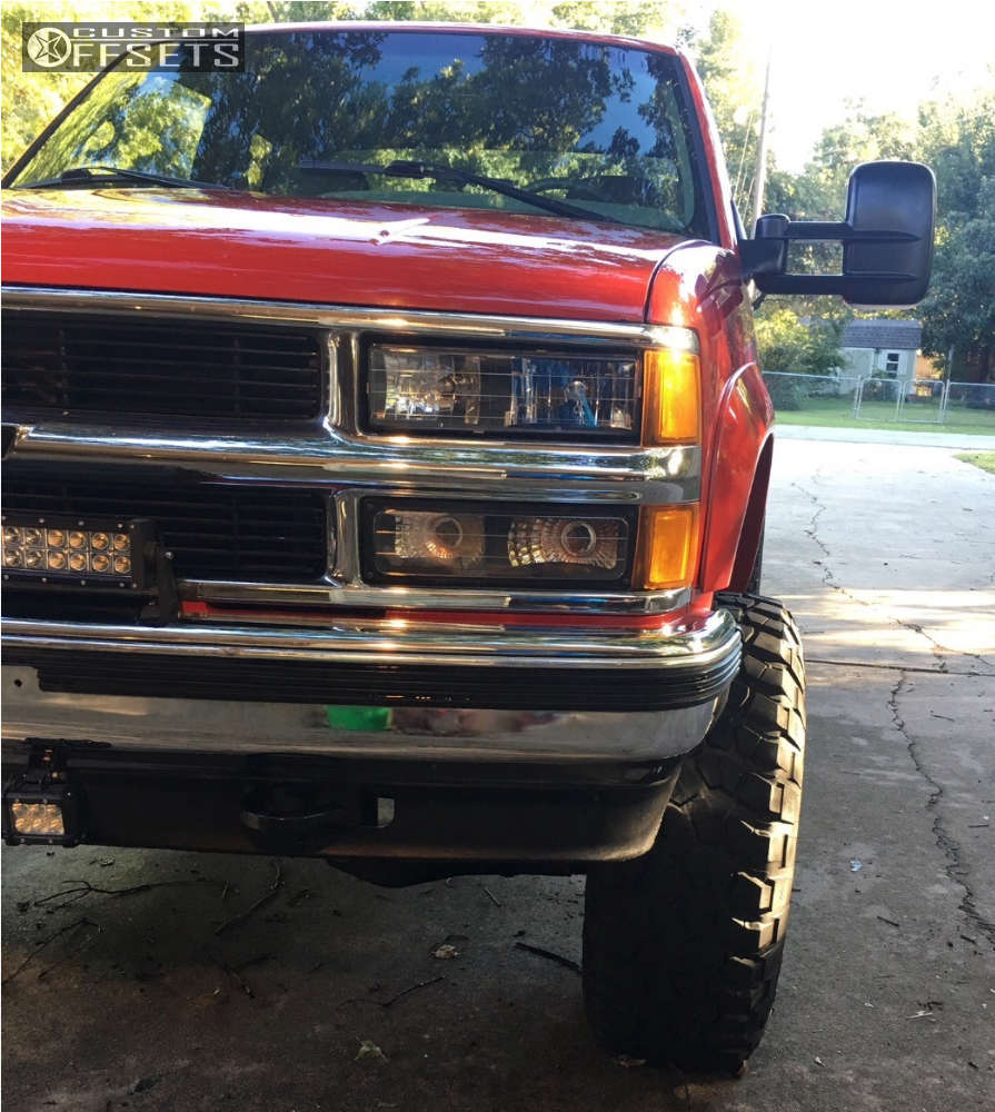 1996 Chevrolet K1500 with 15x10 -44 Pro Comp Series 252 and 35/12.5R15 ...