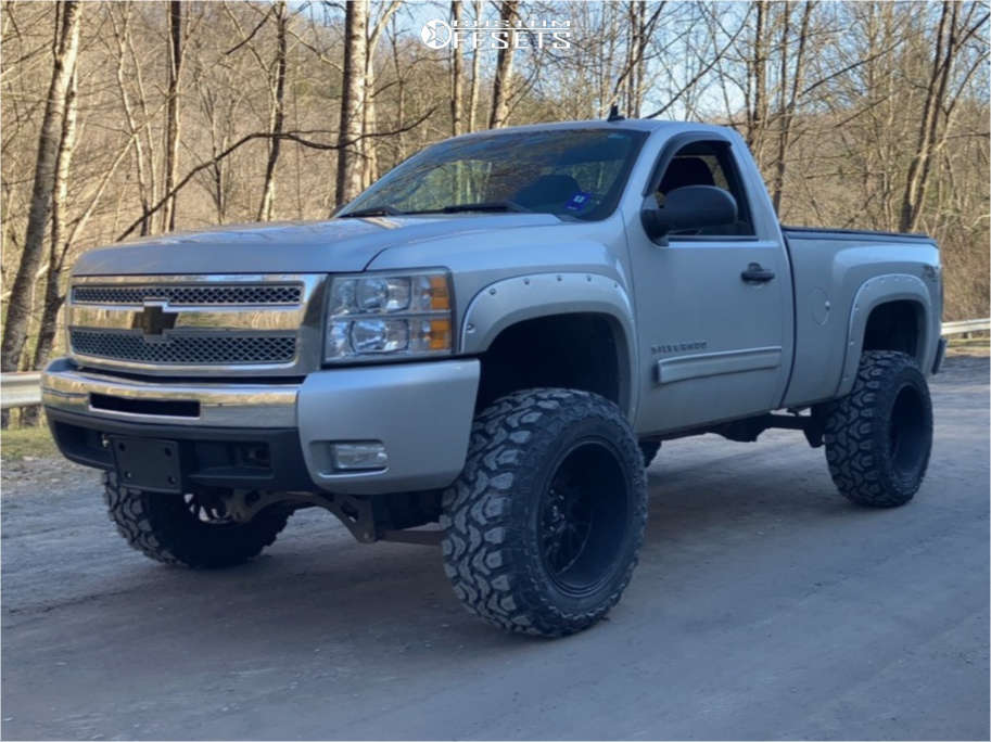 2011 Chevrolet Silverado 1500 with 20x12 -51 Vision Brawl and 35/12 ...