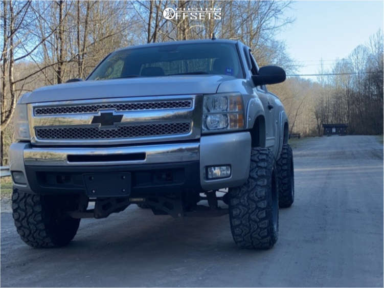 2011 Chevrolet Silverado 1500 with 20x12 -51 Vision Brawl and 35/12 ...