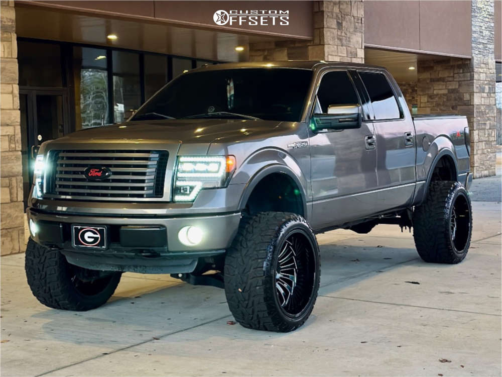 2011 Ford F-150 with 24x14 -81 ARKON OFF-ROAD Alexander and 36/14.5R24 ...