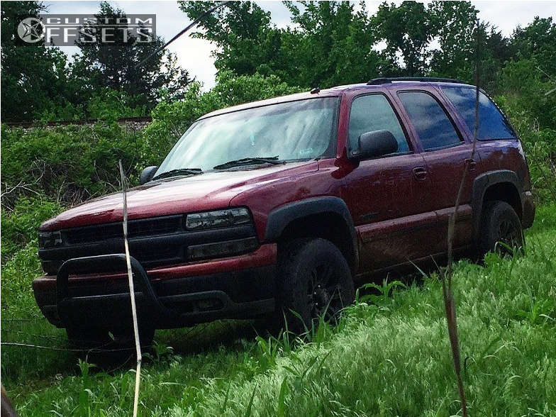 2003 Chevrolet Tahoe with 17x8.5 25 MB Wheels Tko and 305/65R17 Falken ...