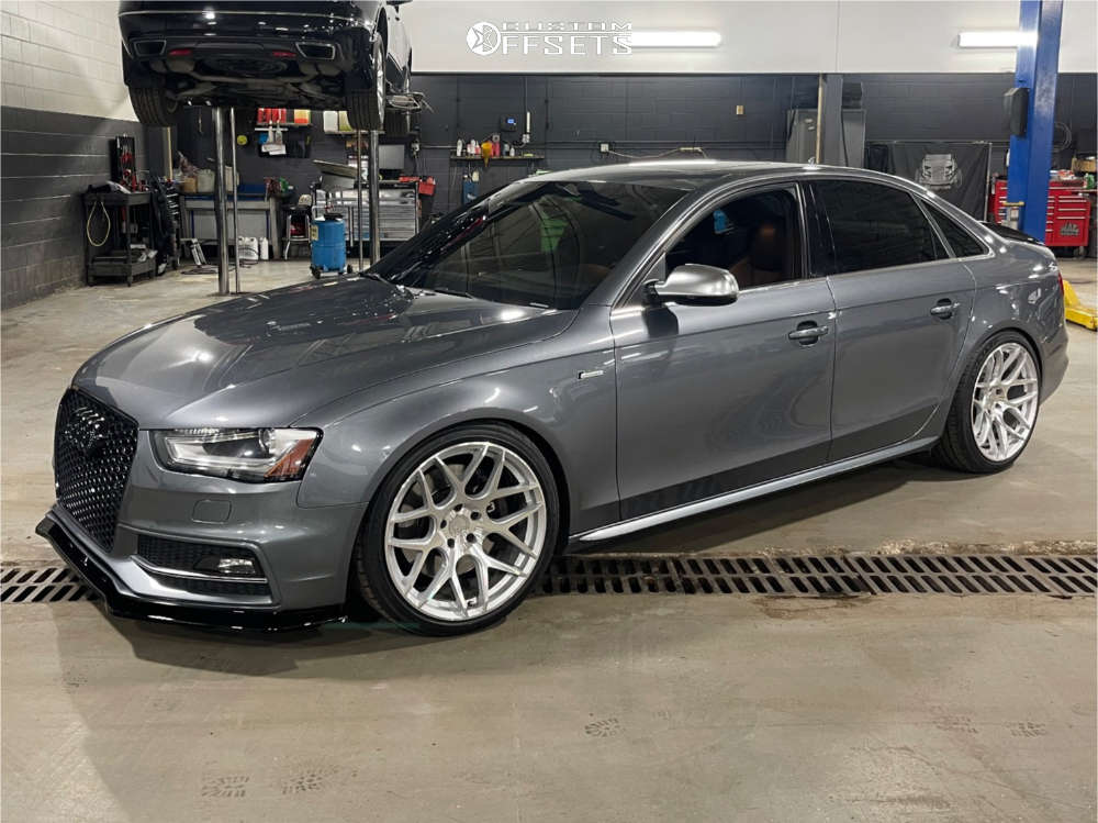 2014 Audi S4 with 19x9.5 35 Aodhan Aff2 and 255/35R19 Lexani Lx-twenty ...