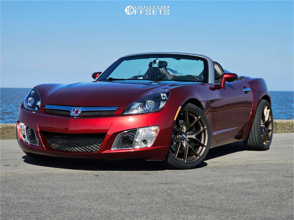 2009 Saturn Sky with 19x8.5 30 ESR Rf2 and 235/35R19 Toyo Tires Proxes ...