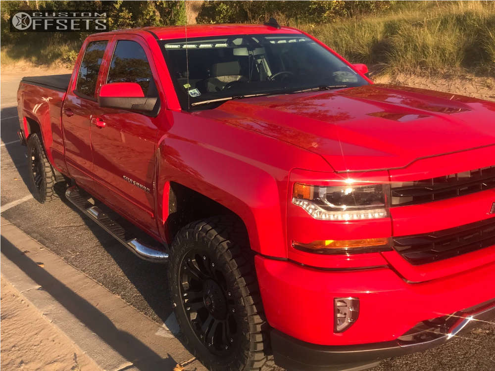 2016 Chevrolet Silverado 1500 with 20x9 18 XD Monster and 33/12.5R20 ...